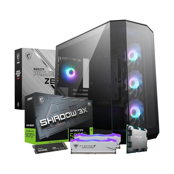 PCBuilder VALKYRIE Gaming PC — AMD Ryzen 7 9800X3D / 32GB DDR5-6000 ...