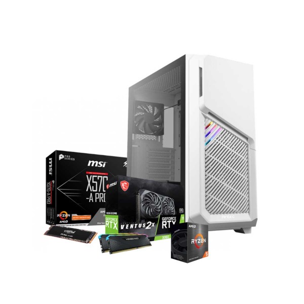 Prebuilt PC — AMD Ryzen 5 5600X / 360mm AIO / X570 Motherboard / 16GB ...