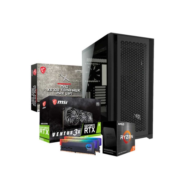 Prebuilt PC — AMD Ryzen 7 5700X / 360mm AIO / X570 Motherboard / 32GB ...