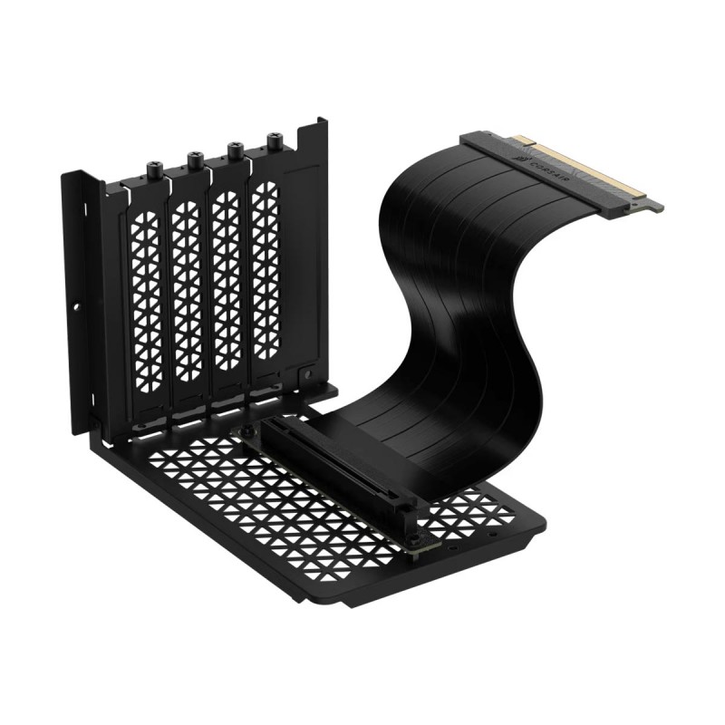 Corsair 6500 Series Vertical GPU Mount Kit with PCI-Express 4.0 Riser ...