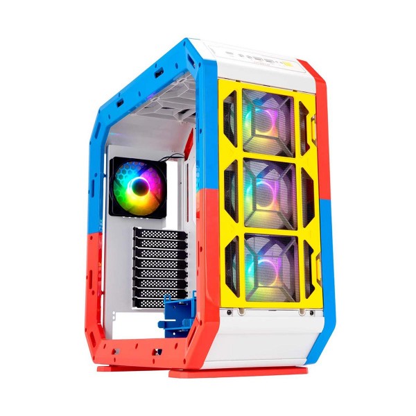 InWin AIRFORCE ARGB Tempered Glass DIY Modular Mid Tower E-ATX Case ...