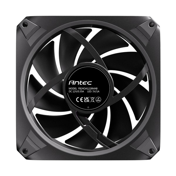 Antec ORBIT 120 ARGB Daisy-Chainable Fan with Infinity Mirror Design ...