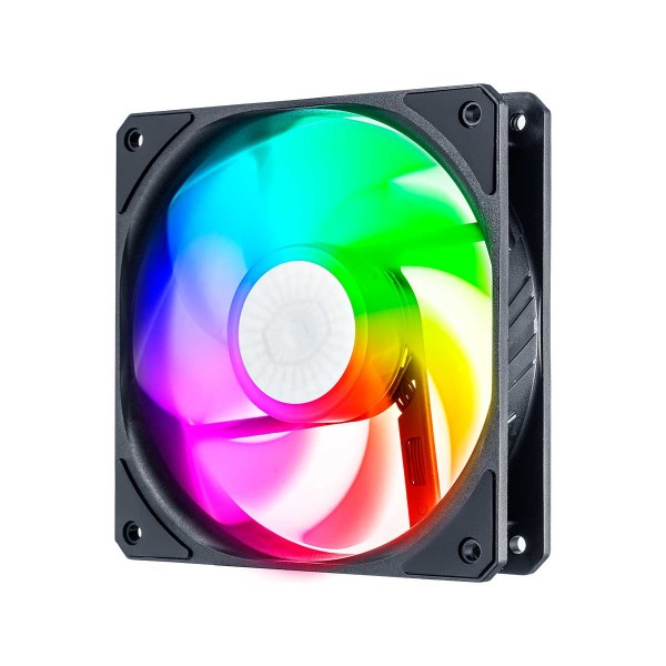 Cooler Master SICKLEFLOW 120 ARGB REVERSE EDITION High Airflow ARGB Fan ...