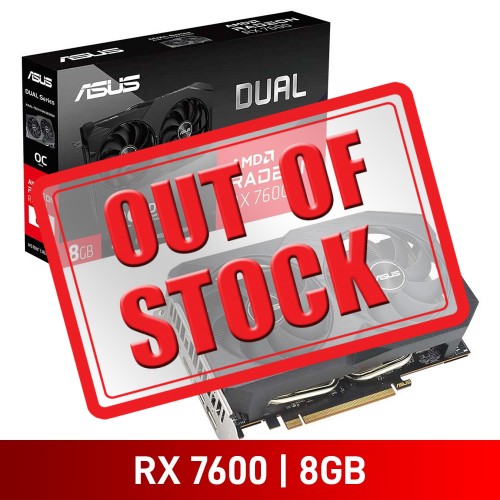 ASUS DUAL Radeon RX 7600 V2 OC Edition 8G Graphics Card, 8GB — Best ...