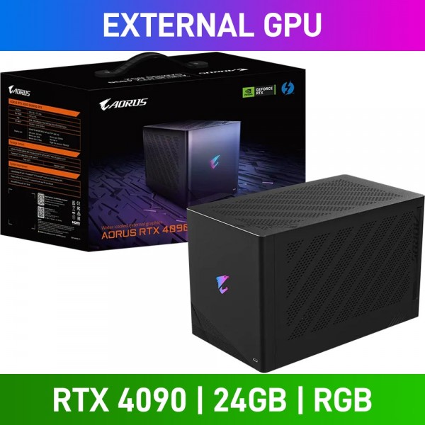 Gigabyte AORUS GeForce RTX 4090 GAMING BOX External Liquid Cooled ...