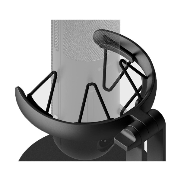 SteelSeries ALIAS PRO RGB Desktop Microphone with Shock Mount & Stand ...