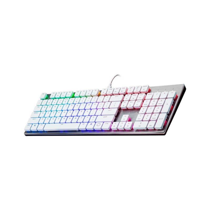 Cooler Master SK650 White Limited Edition Low Profile RGB Mechanical ...