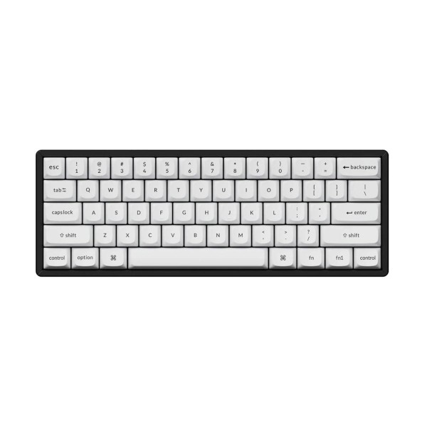 Keychron OSA Profile Double Shot PBT Keycap Set — Black on White — Best ...