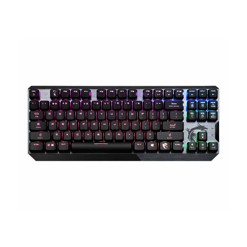 MSI VIGOR GK50 LOW PROFILE TKL RGB Tenkeyless Mechanical Gaming ...