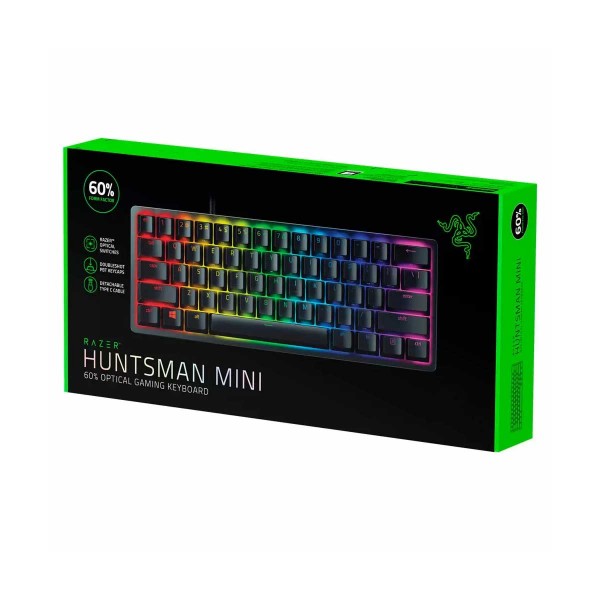 Razer Huntsman Mini RGB 60% Mechanical Gaming Keyboard, Black — Razer ...