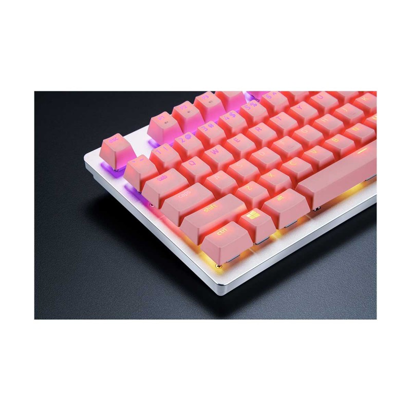 Razer PBT Double-Shot Keycap Kit, 120 Keys — Quartz Pink — Best Deals ...