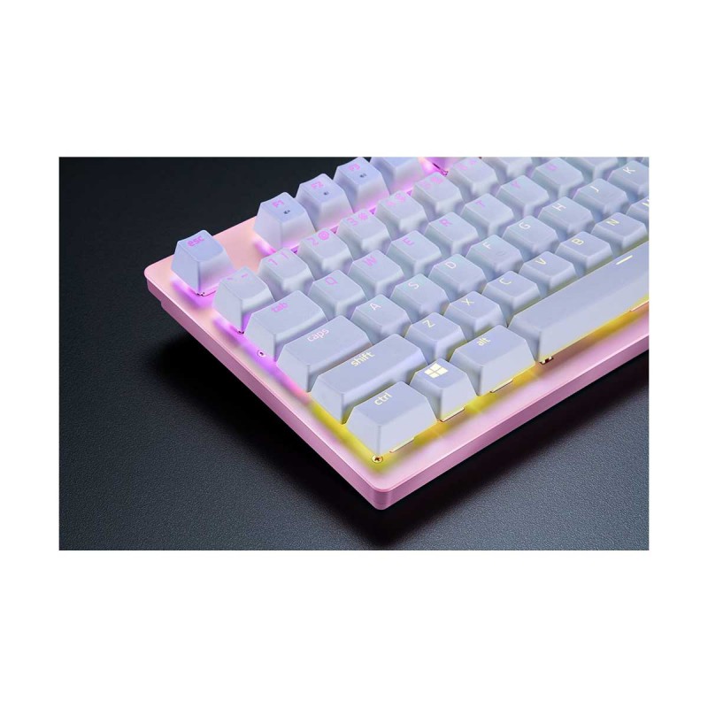 Razer PBT Double-Shot Keycap Kit, 120 Keys — Mercury White — Best Deals ...