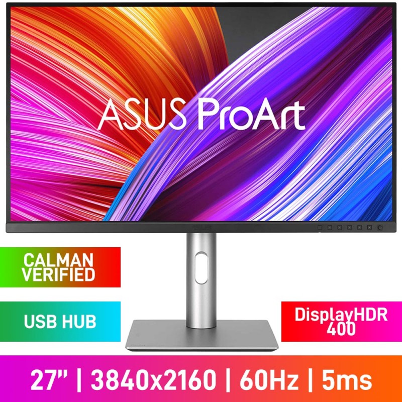 ASUS ProArt PA279CRV 4K UHD (3840x2160) Calman Verified Monitor, 60Hz ...