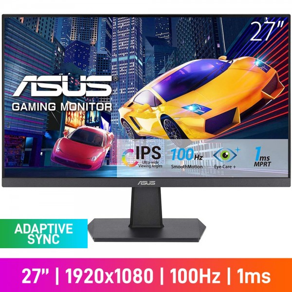ASUS VA27EHF FHD (1920x1080) Gaming Monitor, 100Hz, Adaptive Sync, IPS ...