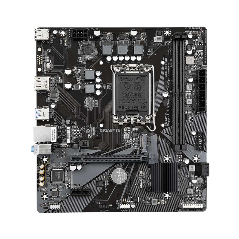 Gigabyte H610M K, Intel H610 Chipset, LGA1700, DDR5, Micro ATX Desktop ...