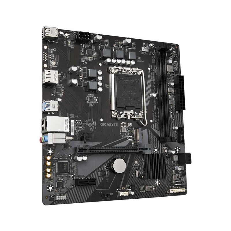 Gigabyte H610M K, Intel H610 Chipset, LGA1700, DDR5, Micro ATX Desktop ...