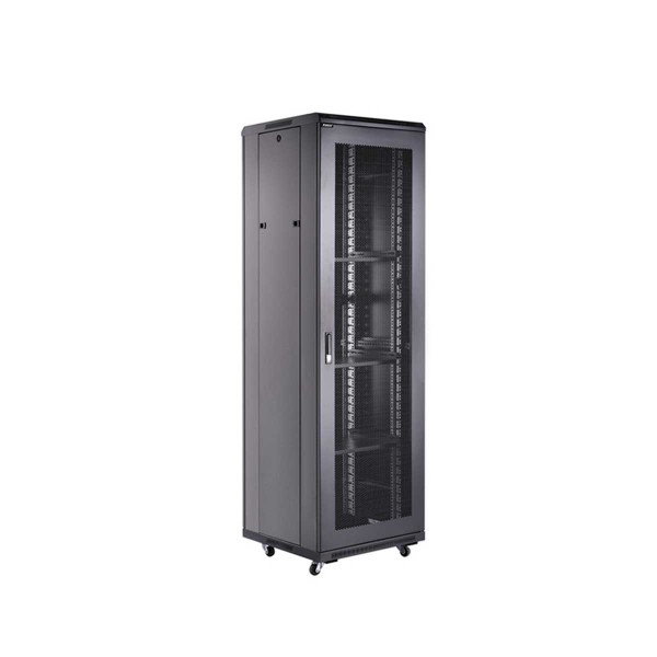 Finen 22U Floor Standing Network Cabinet, 600mm x 600mm, 2 Fans, 3 ...