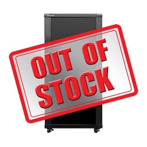 Linkbasic 22U Floor Standing Network Cabinet, 600mm x 600mm, 2 Fans, 2 ...