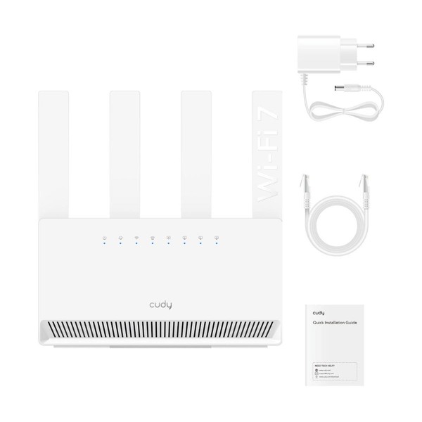 Cudy WR3600E BE3600 Wi-Fi 7 (802.11be) Dual Band Mesh-Enabled Wireless ...