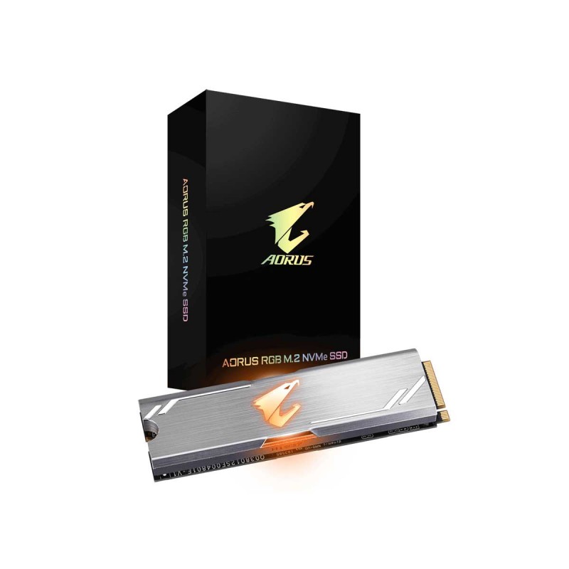 Gigabyte AORUS RGB NVME SSD PCIe Gen3x4 M.2 2280 NVMe SSD — 512GB