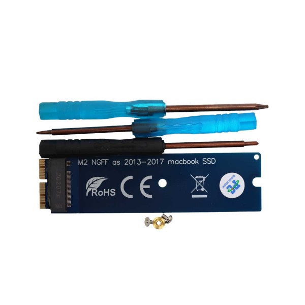 Unbranded M.2 NVMe SSD Adapter for Macbook Air / Pro (2013 - 2015) PCIe ...